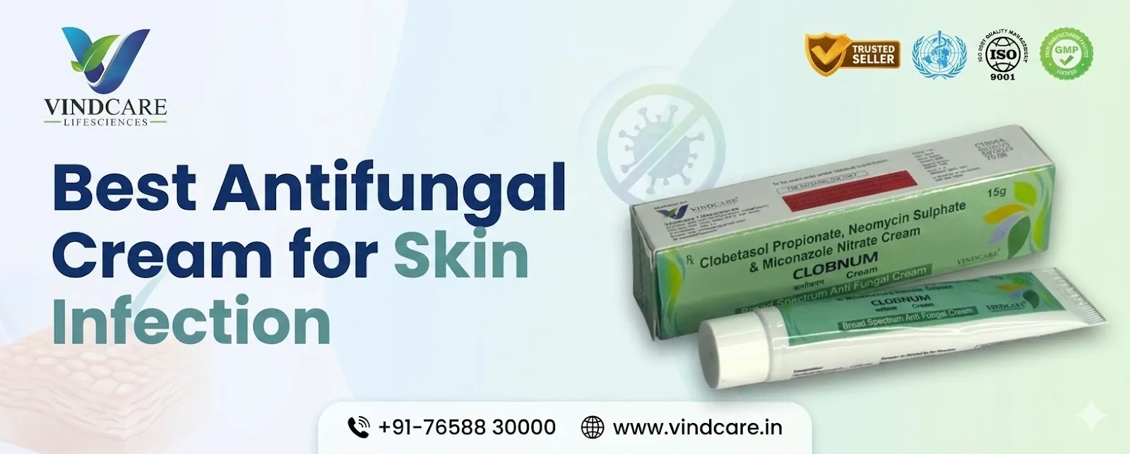 Best Antifungal Cream for Skin Infection : Vindcare Lifesciences